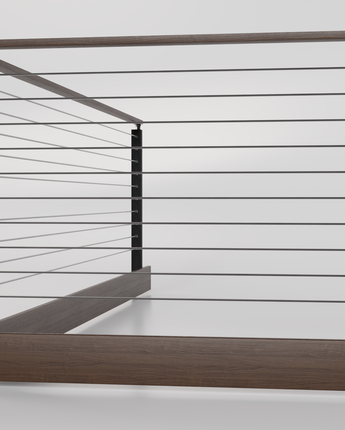 Black Metal Cable Railings Collection - Ultra Modern Rails