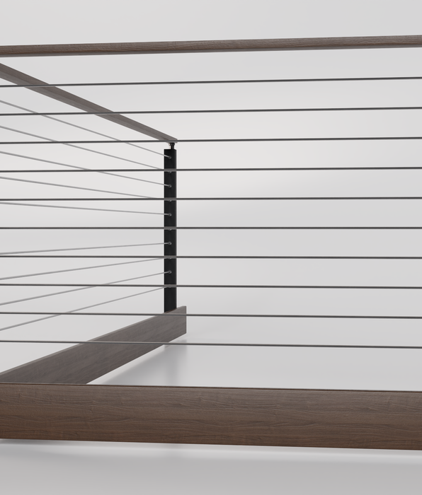 Black Metal Cable Railings Collection - Ultra Modern Rails