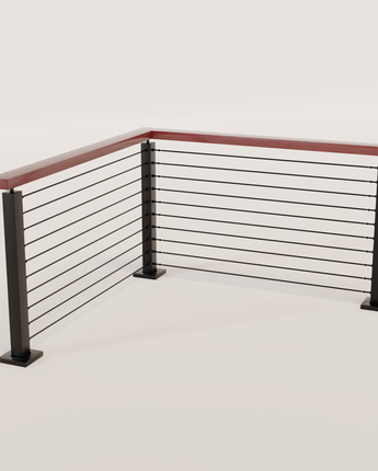 Black Metal Cable Railings Collection - Ultra Modern Rails – Page