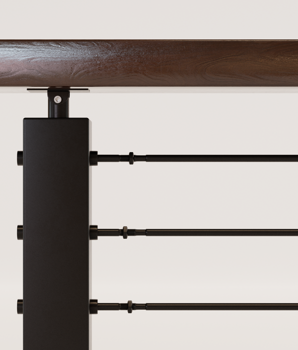 Black Metal Cable Railings Collection - Ultra Modern Rails