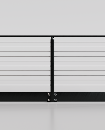 Black Metal Cable Railings Collection - Ultra Modern Rails