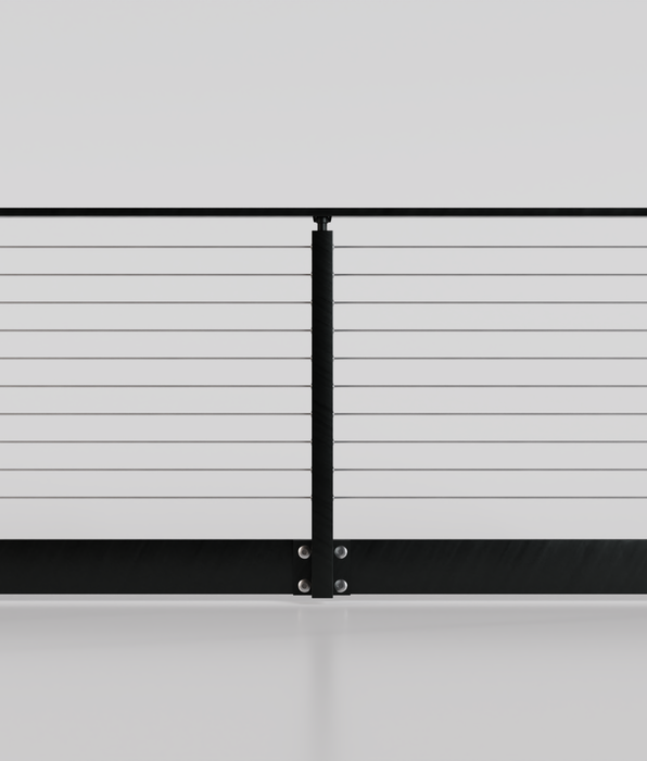 Black Metal Cable Railings Collection - Ultra Modern Rails