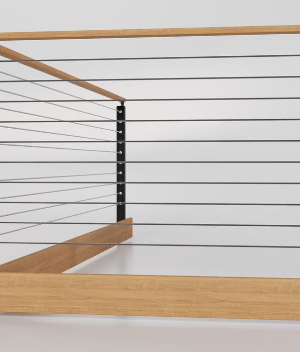 Black Metal Cable Railings Collection - Ultra Modern Rails