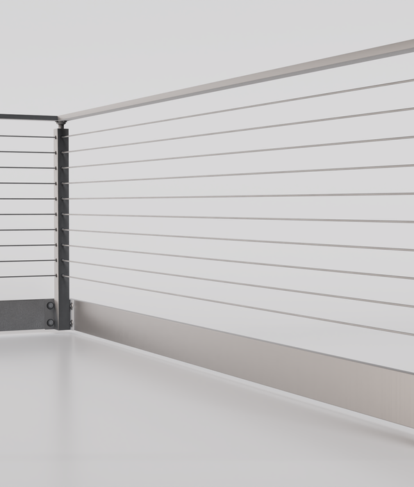 Silver Metal Cable Railings Collection - Ultra Modern Rails